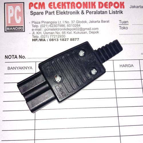 Jual konektor AC komputer female 3 pin 3 kaki - Kota Depok - PCM ...