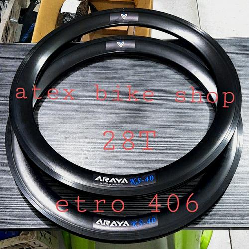Jual VELG ARAYA 20 INCH 406 28H, 4 CM, DOUBLE WALL. RIMS 20 INCH ...