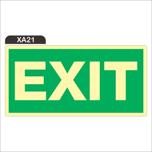 Jual Rambu EXIT 30x15 cm - Kota Cimahi - Safety Sign Indonesia | Tokopedia
