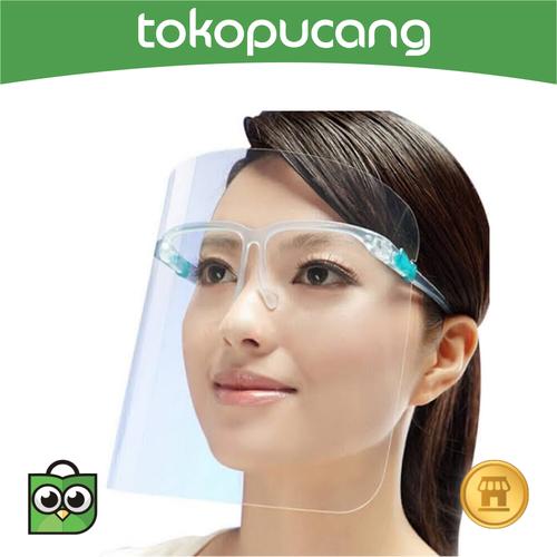 Jual Face shield kacamata nyaman ringan pelindung masker mika muka apd ...