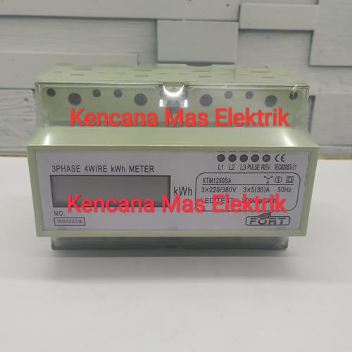 Jual KWH METER 3 PHASE DIGITAL / KWH METER 3PHASE DIGITAL "FORT" `XTM1250SA - Jakarta Pusat ...
