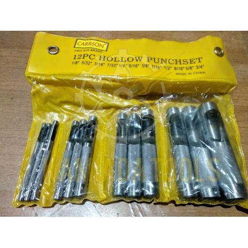 Jual Hollow Punch Set 12pcs CARRSON/ Plong Set/ Plong Pelubang/ Pond ...