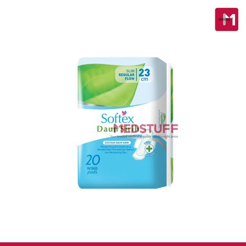 Jual Softex Daun Sirih Slim Regular Flow Wing 23cm 20s Pembalut Wanita - DS Wing, 23cm 20s ...