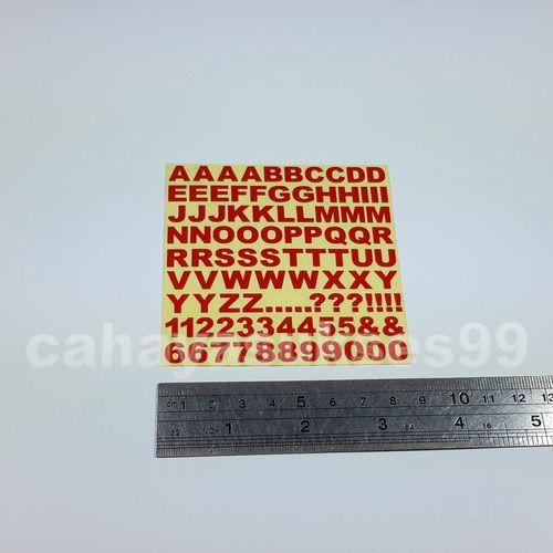 Jual Sticker Alphabet Abjad Huruf Angka Nomor Font ARIAL Kecil 0.8cm ...