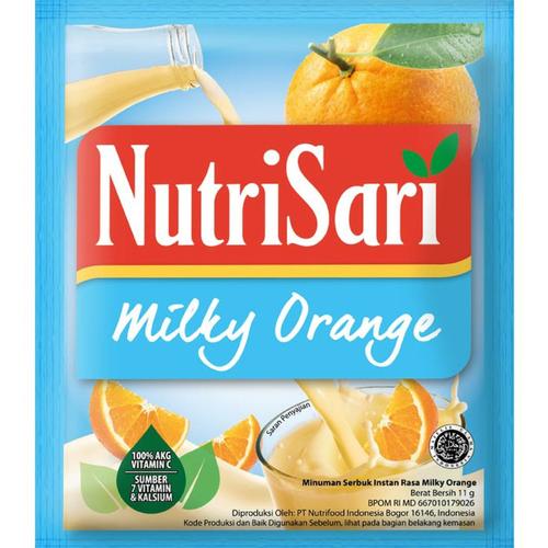 Jual Nutrisari Milky Orange Jeruk Susu Sachet 11 gram - Jakarta Utara ...
