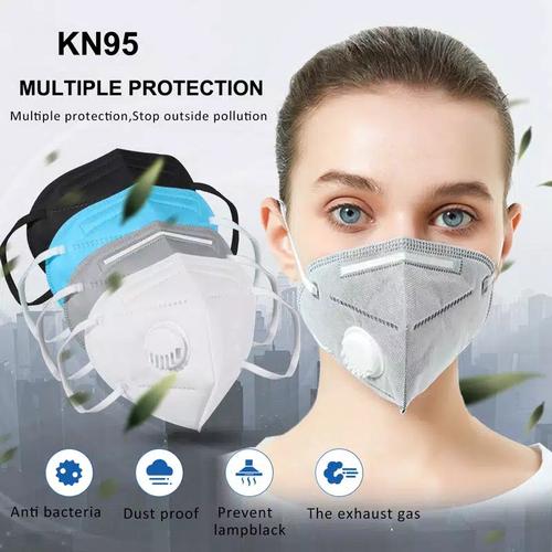 Jual Masker Setara N95 3m 9501V + dengan velve KN95 plastik - Putih ...