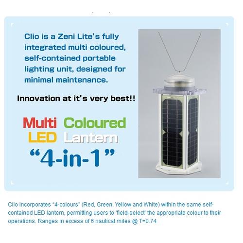 Jual Clio Self Contained Multi Coloured LED Lantern ( Zeni Lite ) - Kab ...