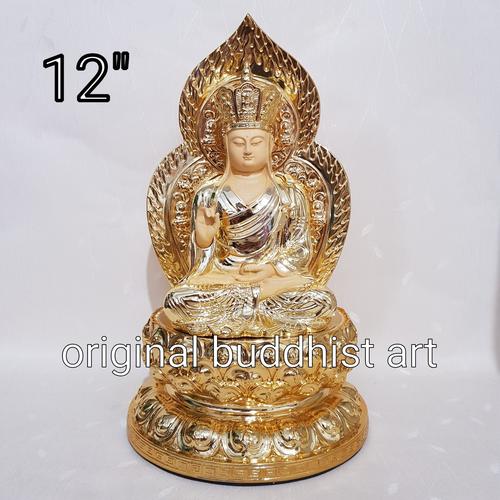 Jual patung ti cang wang kstigarbha bodhisattva fiber emas 12 inch ...