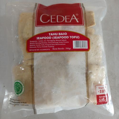 Jual CEDEA Tahu Baso Ikan & Tahu Baso Seafood 500 gram - Tahu Seafood ...