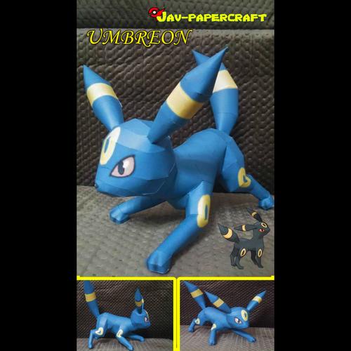 Jual Pokemon Black Umbreon v2 Papercraft - Kab. Bekasi - Papercraft ...