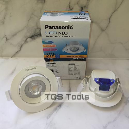 Jual LED spot panasonic 3w / Downlight Spotlight LED/COB PANASONIC ...
