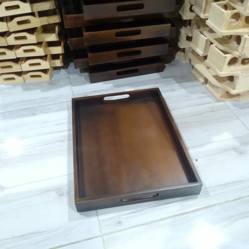 Jual Baki Kayu /Nampan Kayu/ Tray Kayu WALNUT 30x40x4 cm - Kota Batu ...
