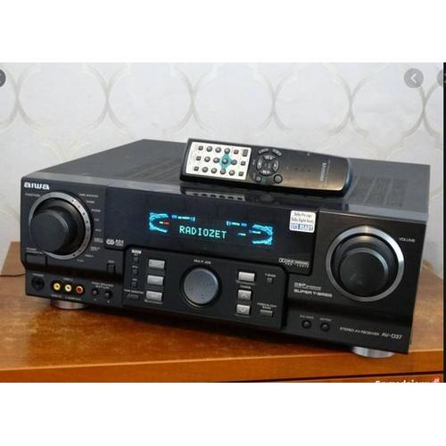 Jual Aiwa AV-D37 audio video receiver 500 watts 5.1 amplifier DOLBY PRO ...