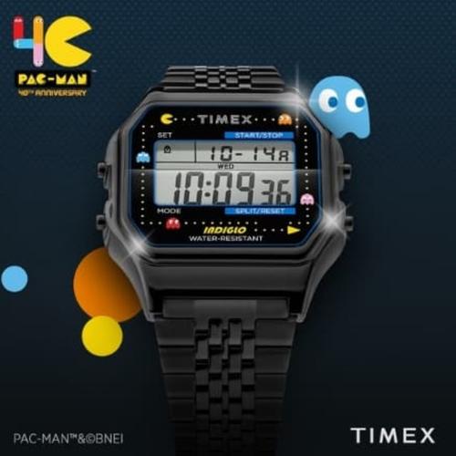 Jual TIMEX T80 X PACMAN BLACK ORIGINAL GARANSI RESMI - TW2U32100 / PAC ...
