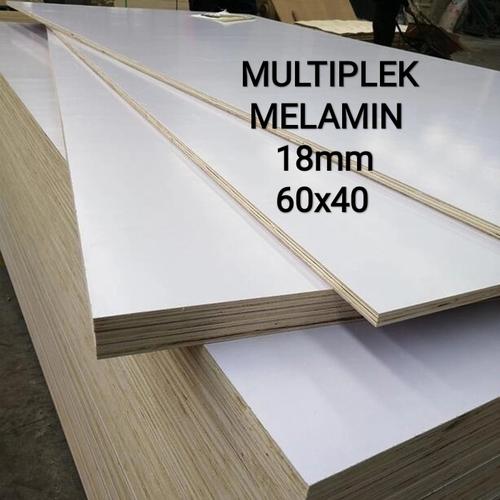 Jual Triplek / Multiplek melamin putih 18mm (60x40)cm, melaminto ...