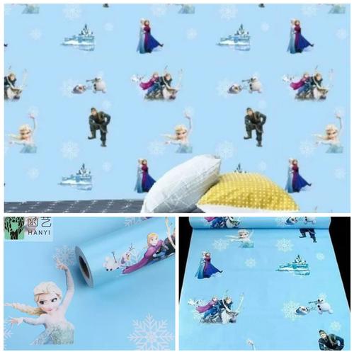 Jual Wallpaper Sticker Dinding Karakter Frozen Biru - Jakarta Utara ...