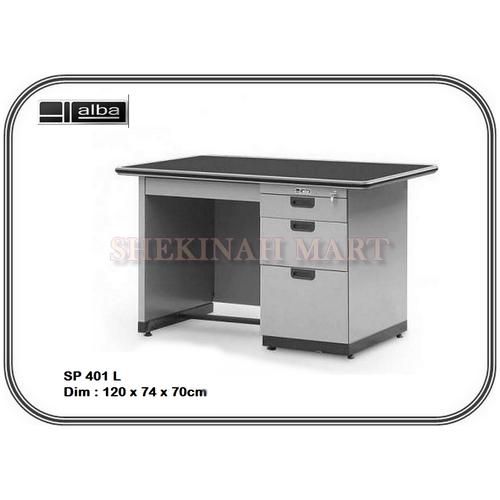 Jual ALBA SP 401 L Meja 1/2 biro Metal - Abu-abu - Kota Tangerang ...