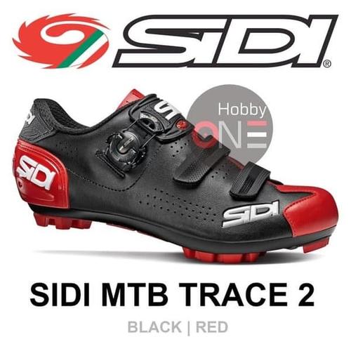 Promo SIDI MTB Trace 2 - BLACK RED - 46.5 - Kota Bandung - Hobby One Specialty | Tokopedia