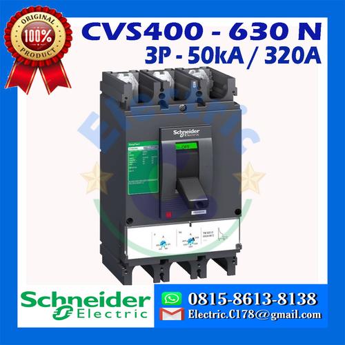 Jual CVS400N TM320D / LV540315 / MCCB Schneider / CVS 400 N / 3x320 ...