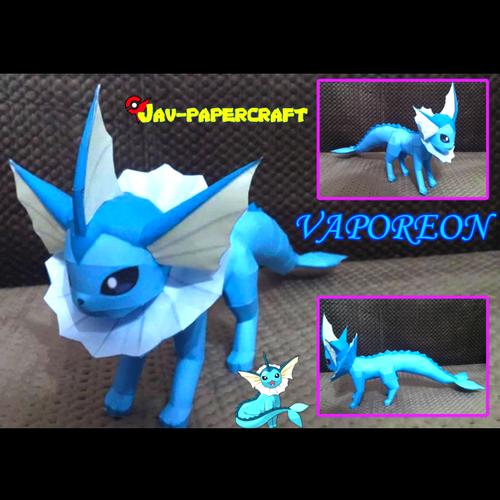Jual Pokemon Vaporeon v2 Papercraft - Kab. Bekasi - Papercraft Tiviti ...