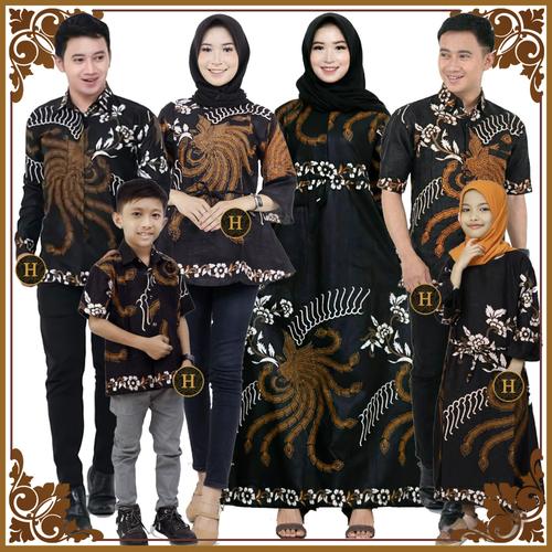 Jual Batik Couple Sarimbit Keluarga Ayah Ibu Anak Seragam Lengkap Motif ...