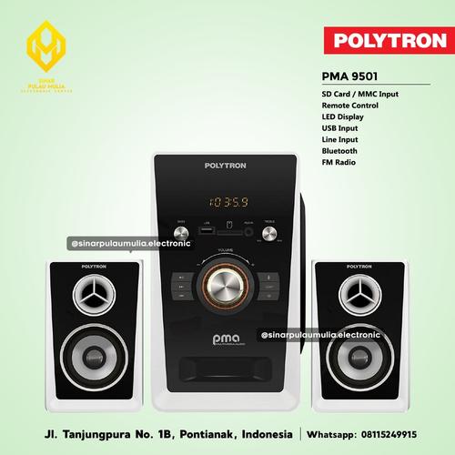 Jual Polytron Speaker Aktif Bluetooth Remote Control & USB Input - PMA ...