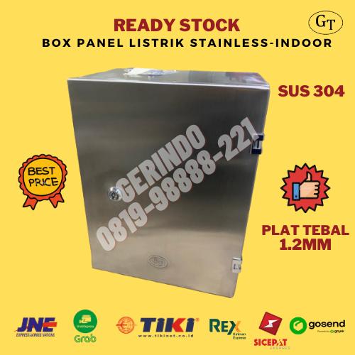 Jual Box Panel Listrik Stainless 200x150x150mm Indoor SUS304- Hairline ...