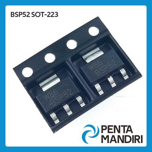 Jual BSP52 SOT-223 NPN Darlington Transistor SMD - Jakarta Barat - Penta Mandiri Elektronik ...