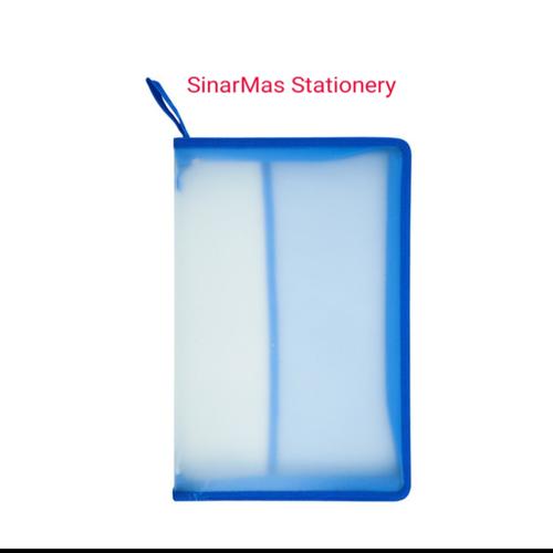 Jual Zipper Bag File Folder Folio - Map Plastik Jala Resleting Full ...
