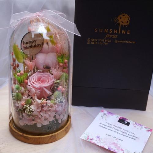 Jual Flower dome, bunga hadiah ulangtahun, anniversary, wisuda,abadi ...