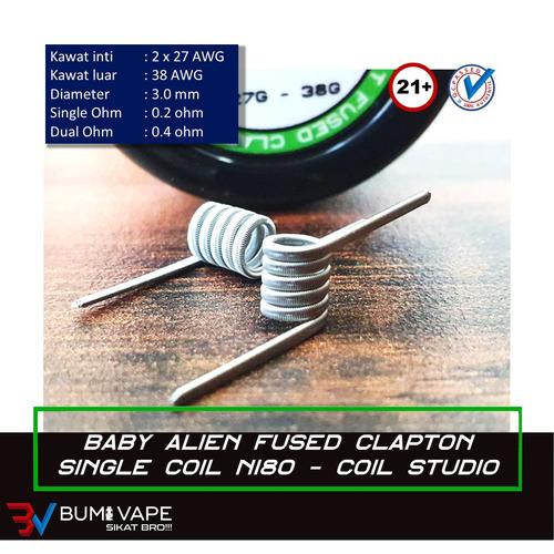 Jual NEW!!! BABY ALIEN FUSED CLAPTON SINGLE COIL NI80 BY COIL STUDIO ...