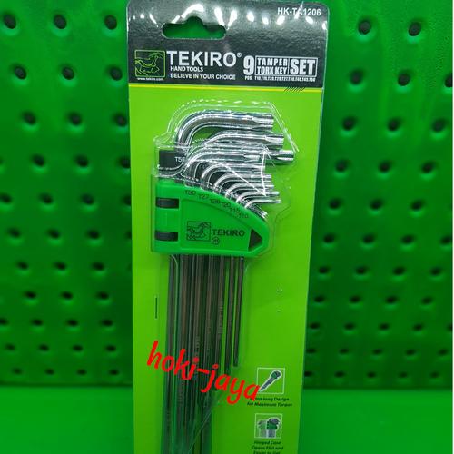 Jual Kunci L Set Bintang Panjang TEKIRO 9pcs Berlubang / Torx Key Long Set - Jakarta Timur ...