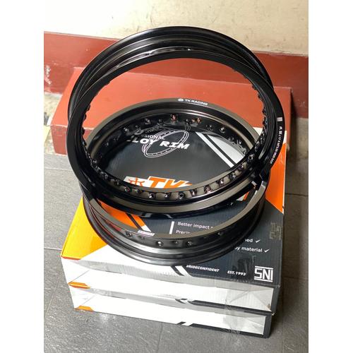 Jual VELG SUPERMOTO TK RACING RING 17 300/350 HOLE 36 - BLACK - Kab ...