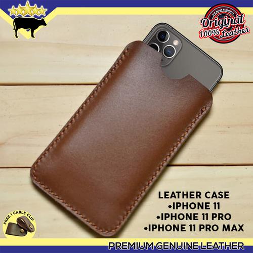 Jual SARUNG HP LEATHER SLEEVE IPHONE 11, 11 PRO, 11 PRO MAX CASING ...