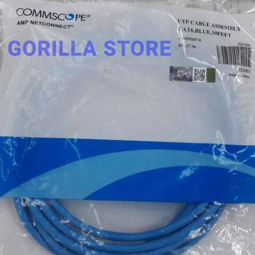 Jual AMP UTP Cable Assembly Cat 6 AMP 10 feet Original - Jakarta Pusat ...