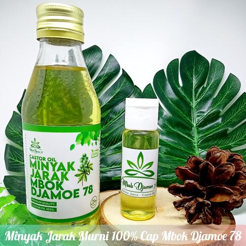 Jual Castor Oil / Minyak Jarak Premium Cap Mbok Djamoe 78 Murni 100% ...