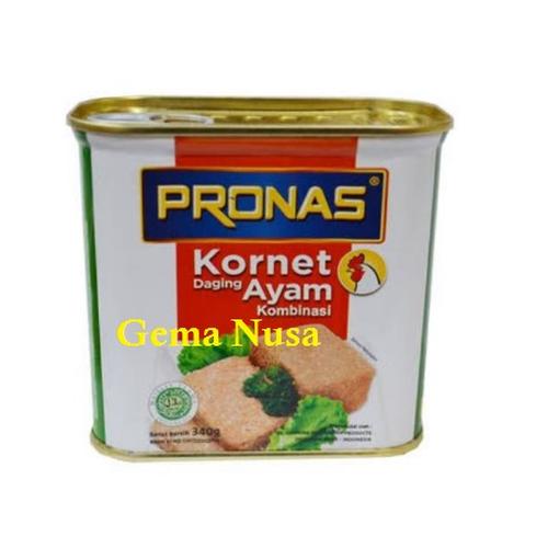 Jual Kornet Daging Ayam Kaleng | Pronas Combination Corned Chicken 340 ...