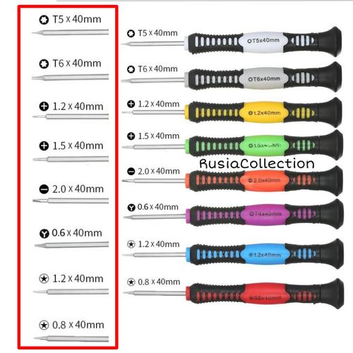 Jual Obeng Set Tools Kit HP 16 in 1 T5 T6 iphone P2 Macbook P5 samsung ...