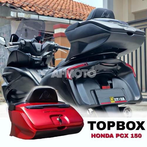 Jual TOP BOX HONDA PCX 150 LOKAL 2018-2020 FIBERGLASS PREMIUM BY AFMOTO ...