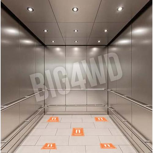 Jual STIKER LANTAI LIFT JAGA JARAK SOCIAL DISTANCING NEW NORMAL SQUARE ...