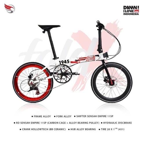 Promo Sepeda Lipat / Folding Bike 20 Element Fold Xlite Kemerdekaan ...