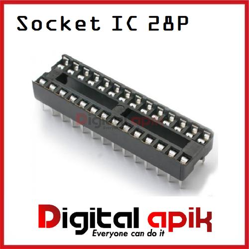 Jual Socket IC 28p Atmega328p Soket Atmega8 28 pin kaki 2x14 Adapter ...