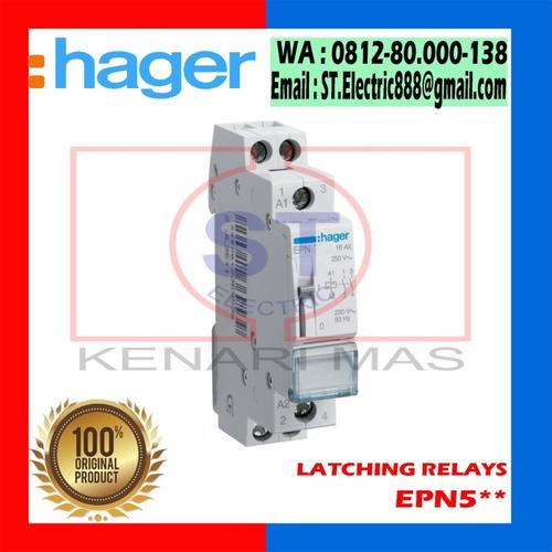 Jual Latching relays Hager / EPN515 / 16A 250V / 1NC+1NO - Jakarta ...