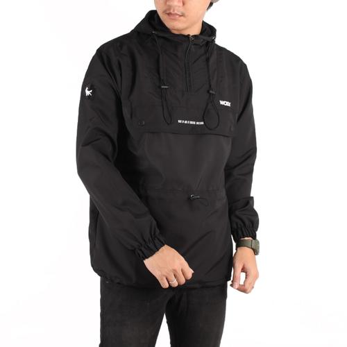 Jual NEW! COUGLE / CAGOULE / JAKET PARASUT PRIA WOLV SNOWDOPE HITAM ...