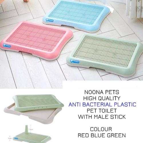 Jual Noona Pets - Pet Toilet Tray with Stick - alas Pipis anjing - Biru ...