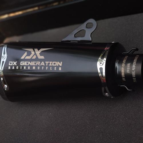 Jual Knalpot DX RVR Short Black Muffler Only DX Generation Racing - Kab ...