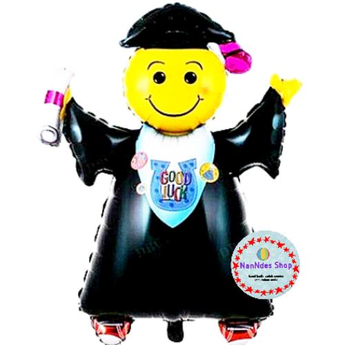 Jual Balon Foil wisuda badan orang/ Balon wisuda Sarjana/ Balon ...