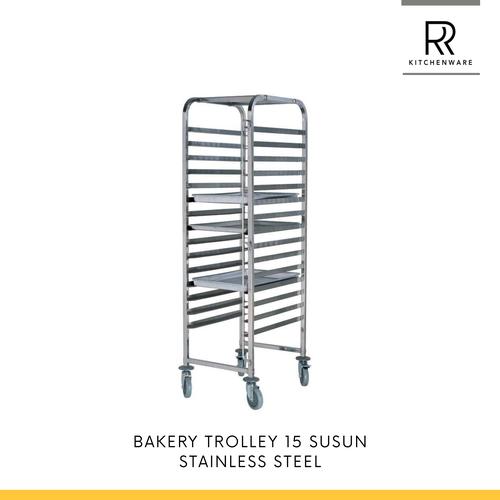 Jual BAKERY TROLLEY / ROTI TROLI 15 SUSUN STAINLESS STEEL - Kota ...