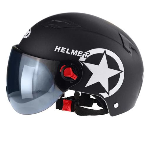 Jual star helm sepeda motor skuter elektrik listrik half face helmet ...
