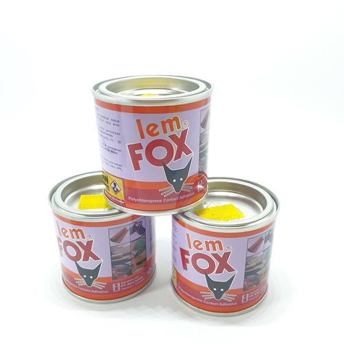 Jual Lem FOX Kaleng - LEM KUNING, serba guna, kayu, karet, karton tebal ...